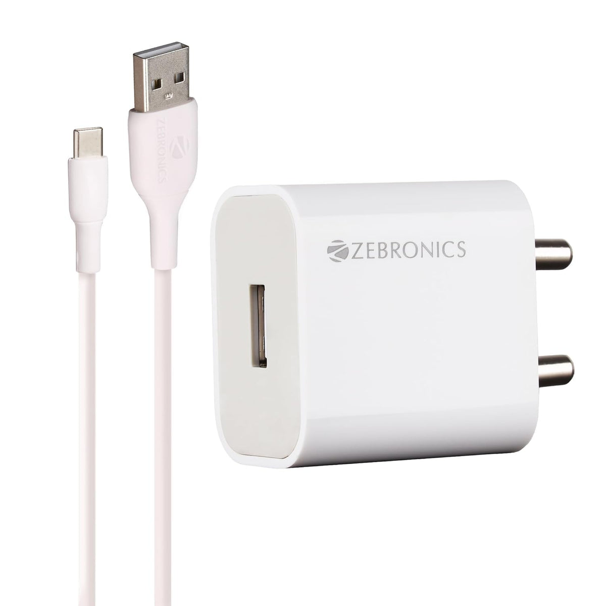 Zebronics ZEB-MA200 - USB Mobile Charger with Type-C Cable – BNewmobiles