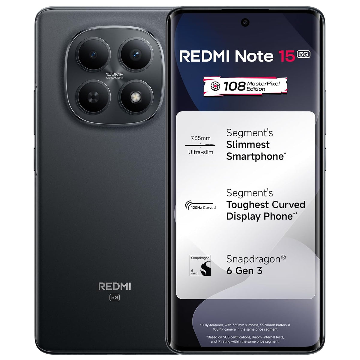 Redmi Note 15 5G - 108MP Camera & 5520mAh Battery – BNewmobiles